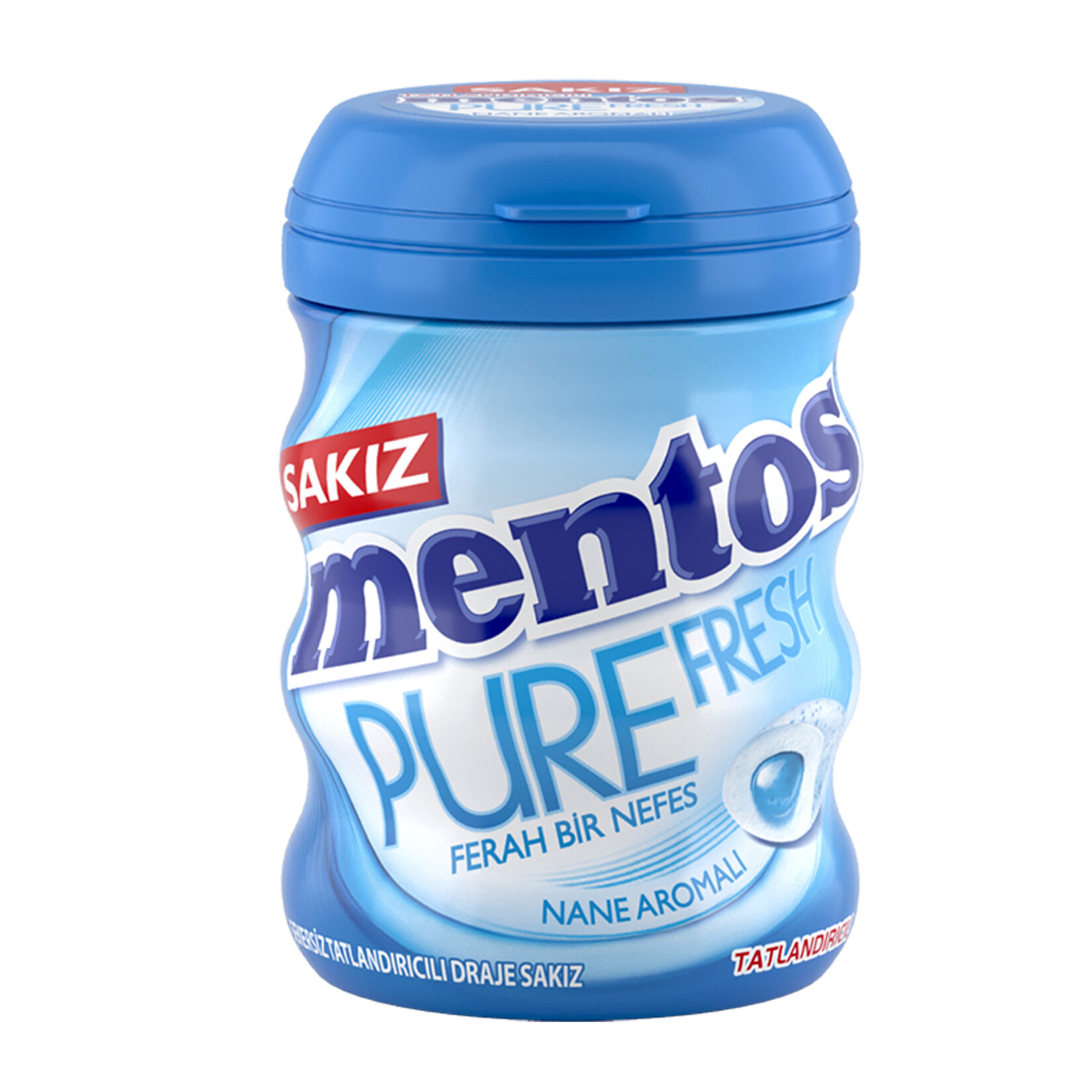 Mentos Pure Fresh Nane Aromalı Draje Sakız 60 G