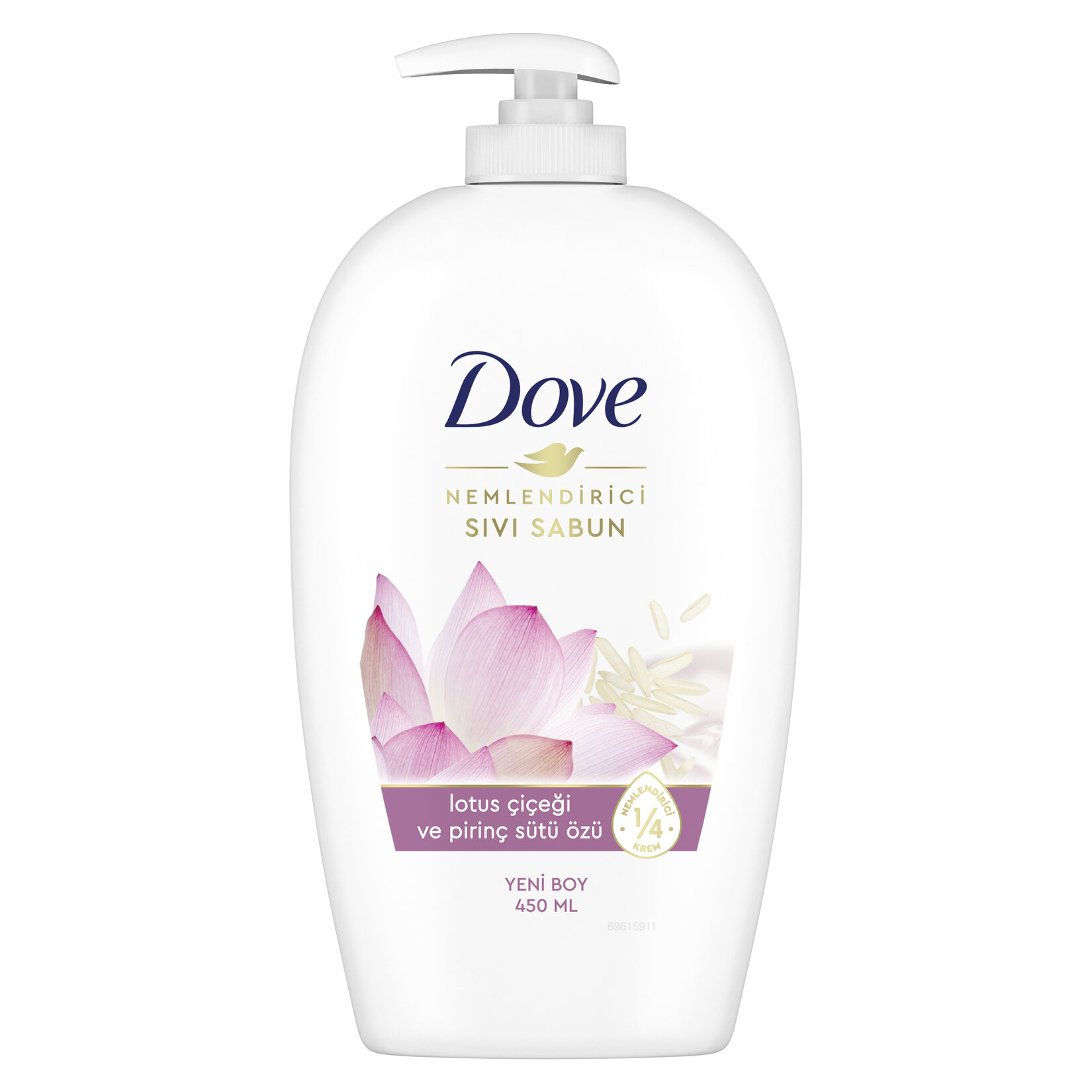 Dove Lotus Flower and Rice Extract Liquid Soap 450 Ml