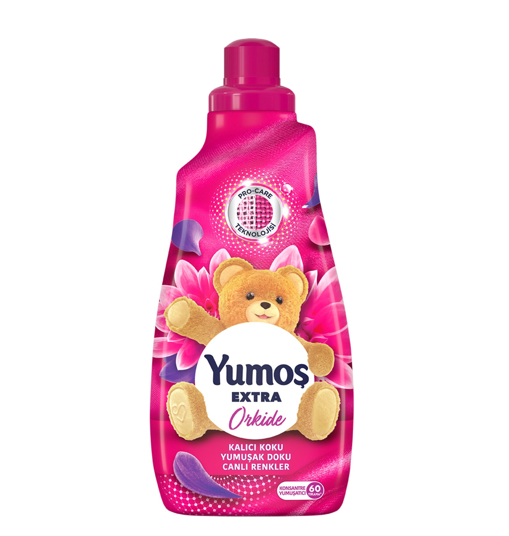 Yumoş Extra Adoucissant à Lessive Concentré Orchidée 1440 Ml